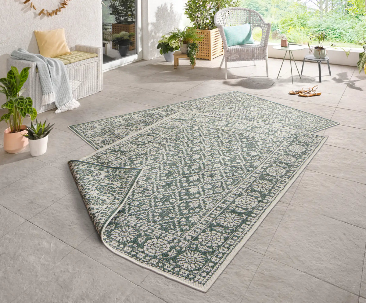 Twin 103115 Green Cream Green, Cream Rug — RugsDirect Online