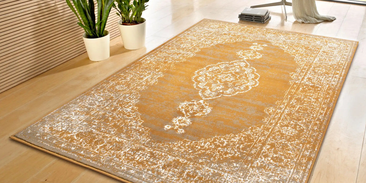 Gloria Meridional Mustard Rugs - Buy Meridional Mustard Rugs Online ...