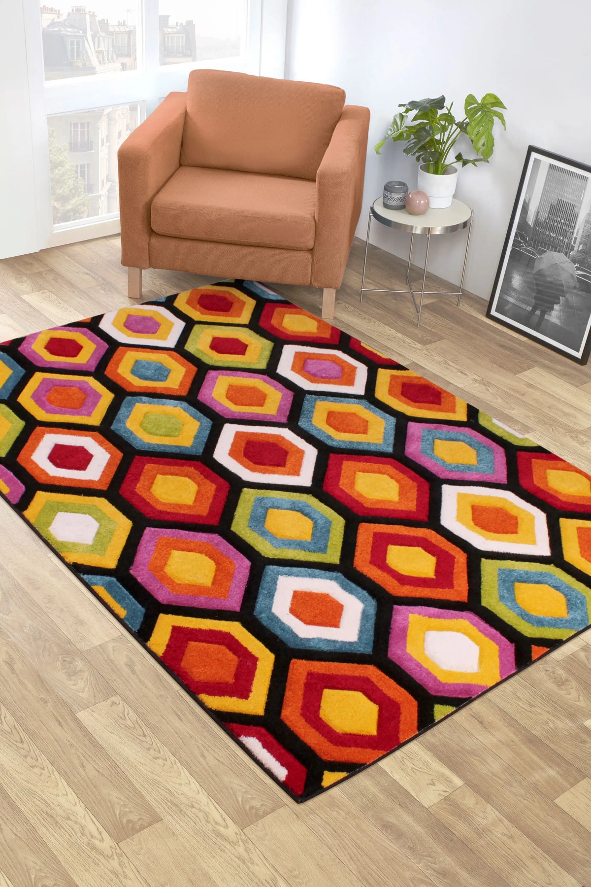 Spectra Marco Multicoloured Rug — RugsDirect Online