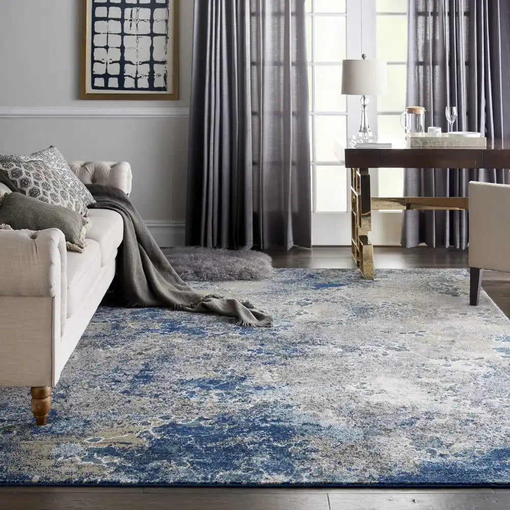 Artworks ATW02 Blue Grey Rug