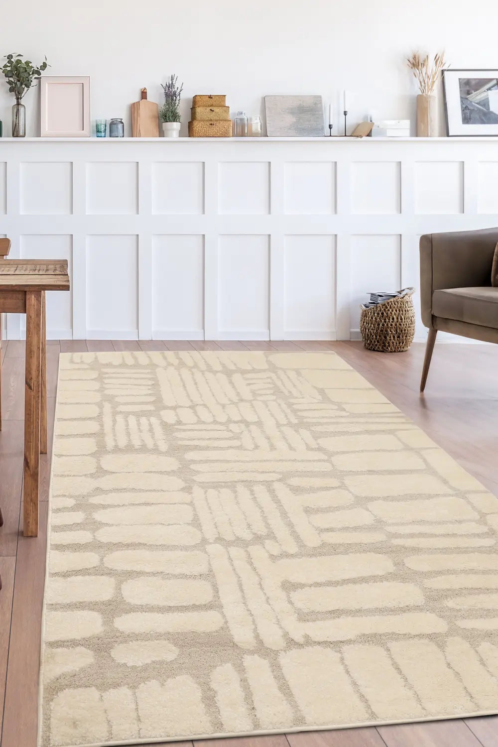 AVA Pave Cream Beige Rug — RugsDirect Online