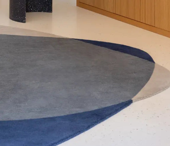 Element Arp Blue Multicoloured Rug — RugsDirect Online