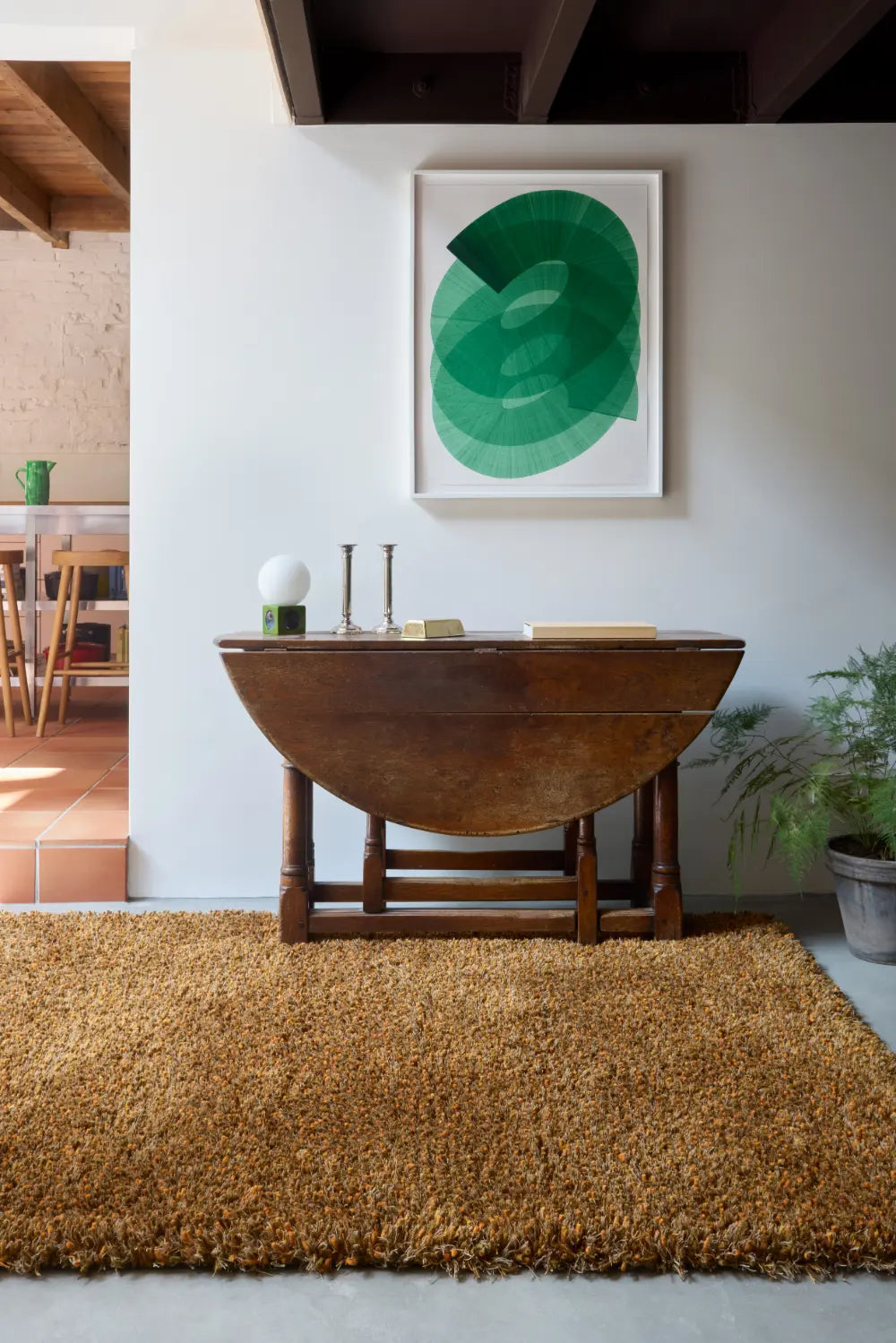 Sprout Burnt Tangerine Multicoloured Rug — RugsDirect Online