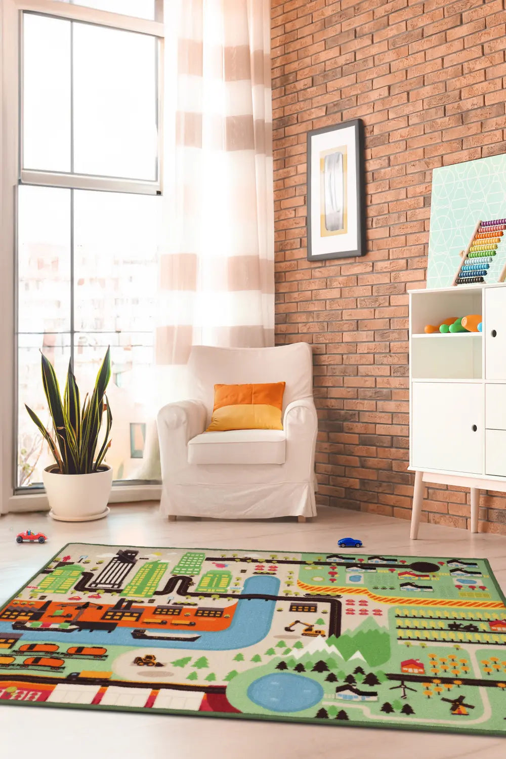 NOVELTY BUSY ROADS Multicoloured Rug — RugsDirect Online