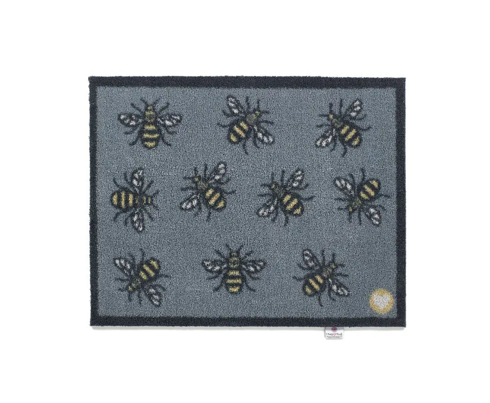 Patterned Hug Rug Bee 2 Multicoloured Rug — RugsDirect Online