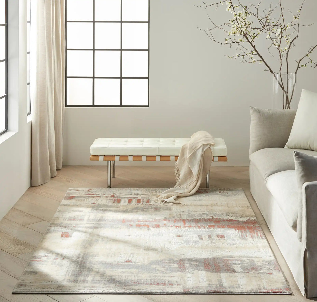 CK005 Enchanting ECH02 Grey Rust Rugs - Buy ECH02 Grey Rust Rugs Online ...