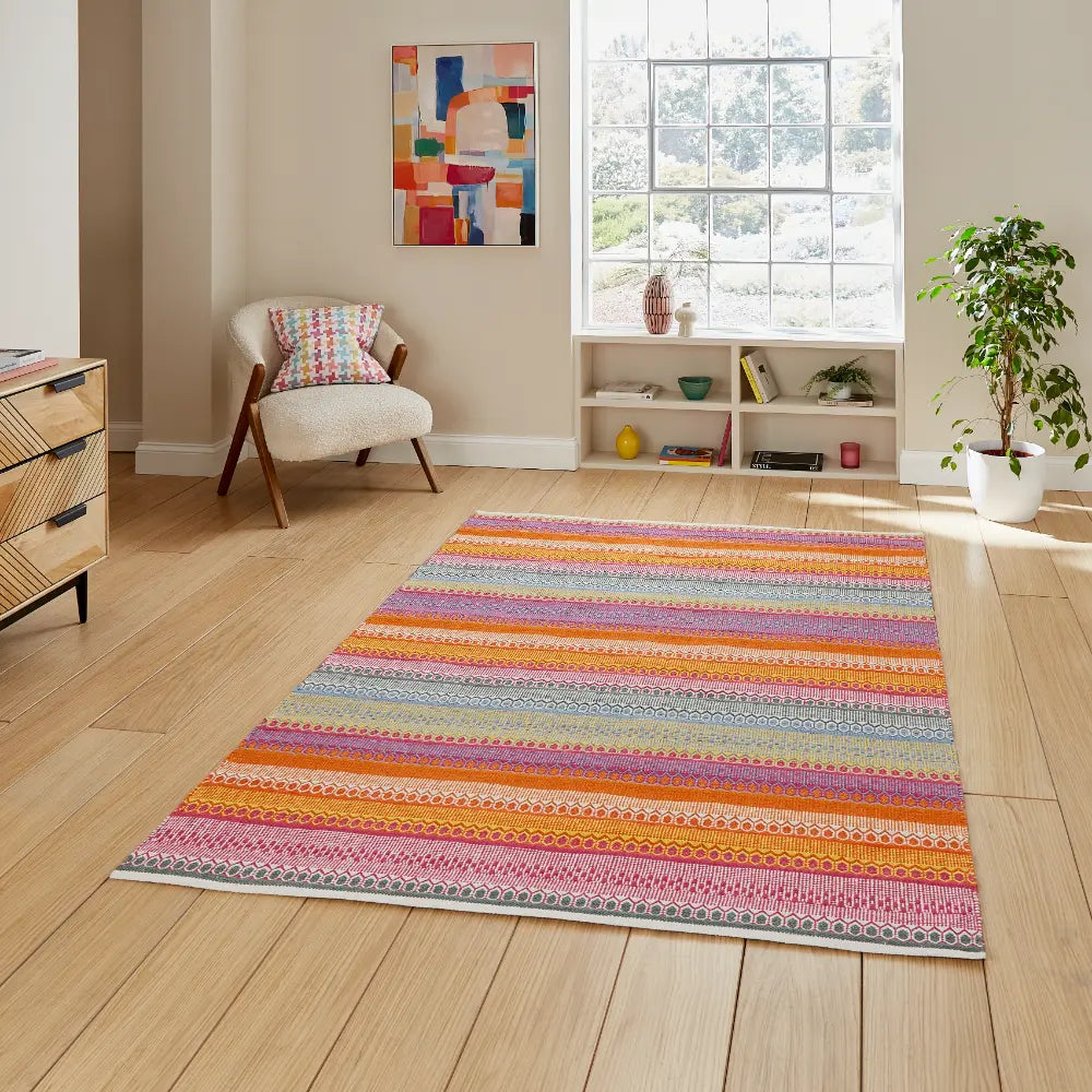 Cascade 29899 Bright Multi Rug Multicoloured Rug — RugsDirect Online