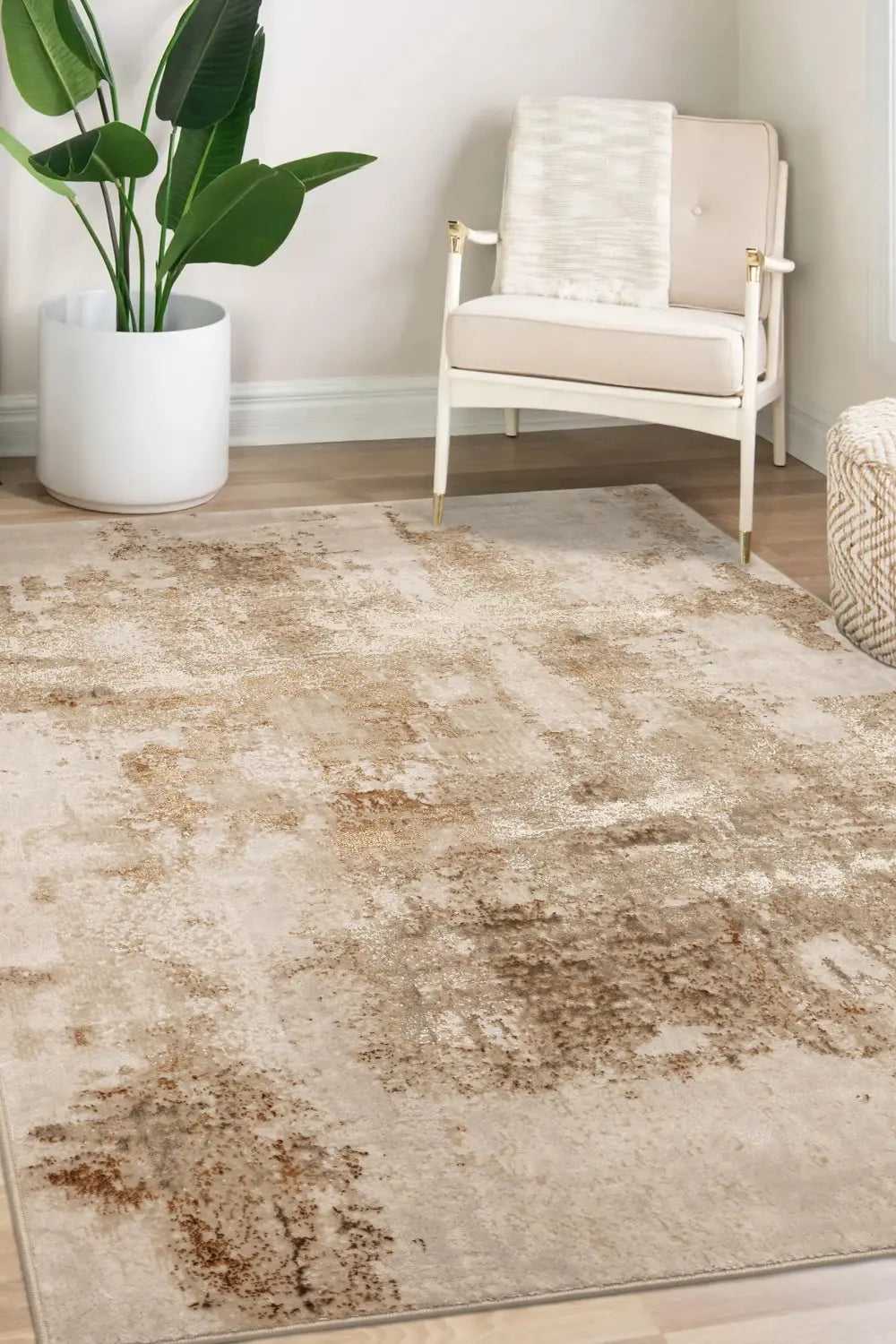 DUSK Marble Champagne Cream Rug — RugsDirect Online