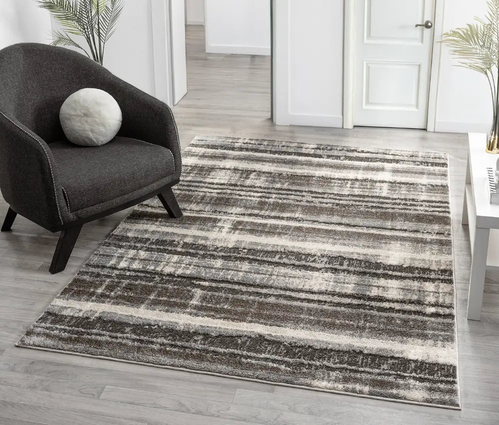 ELEANOR ELN02 GREY Grey Rug — RugsDirect Online