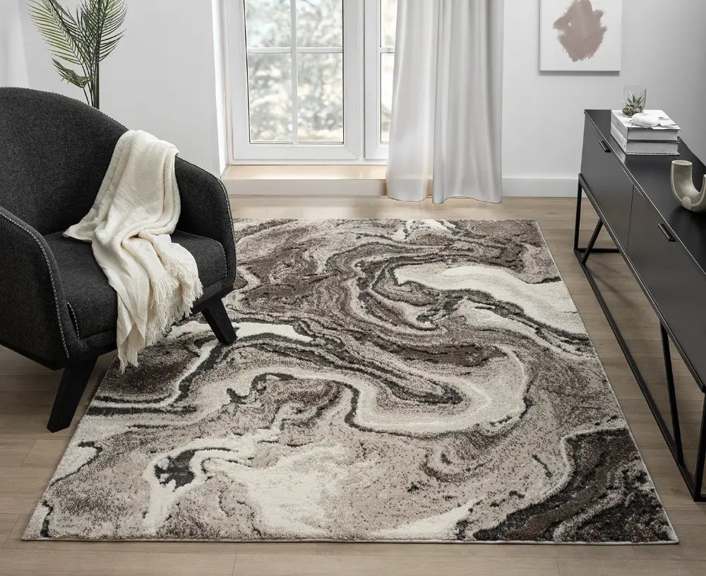 ELEANOR ELN03 MOCH Brown Rug — RugsDirect Online