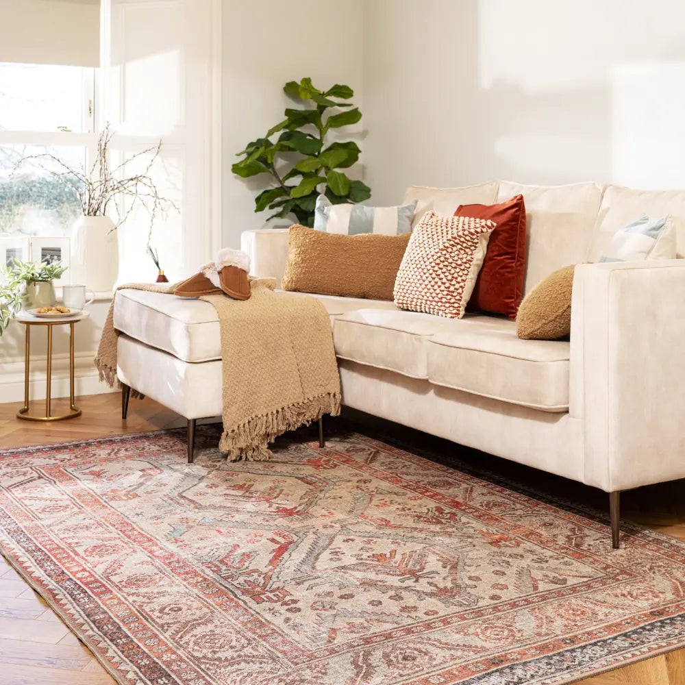 Everyday Rowe Terracotta Washable Terracotta Rug — RugsDirect Online