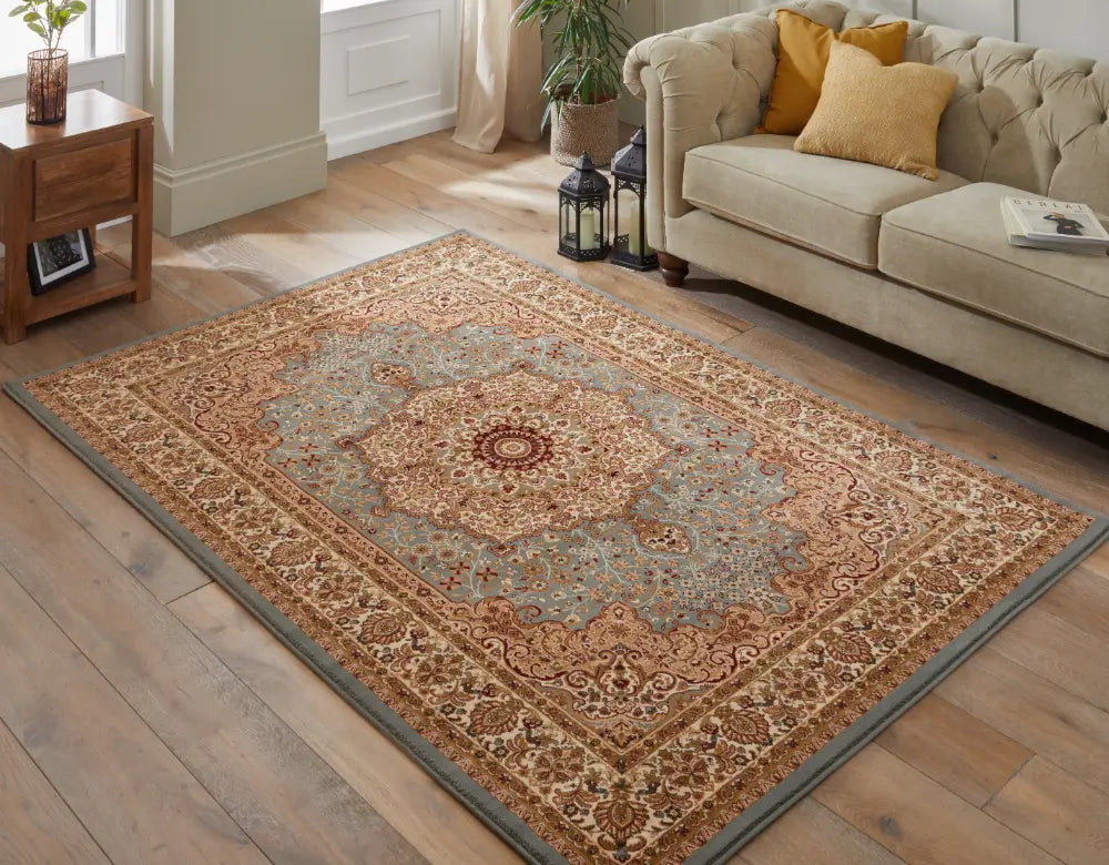 GRAND HERITAGE GH101 Blue Blue Rug — RugsDirect Online