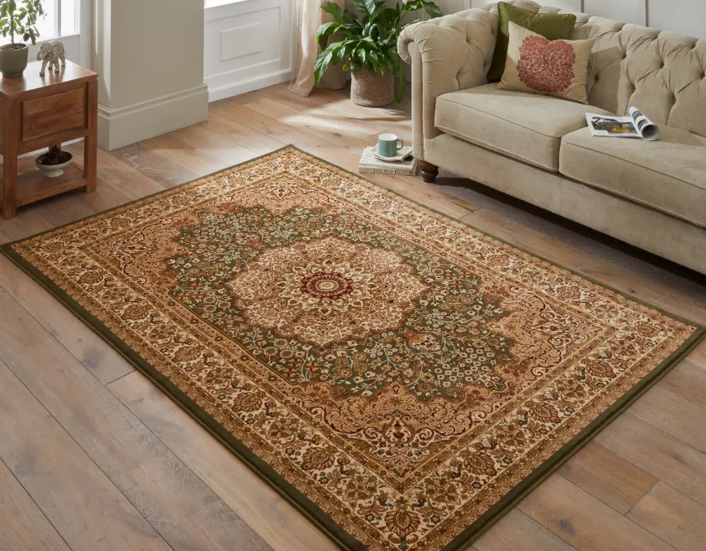 GRAND HERITAGE GH101 Green Green Rug — RugsDirect Online