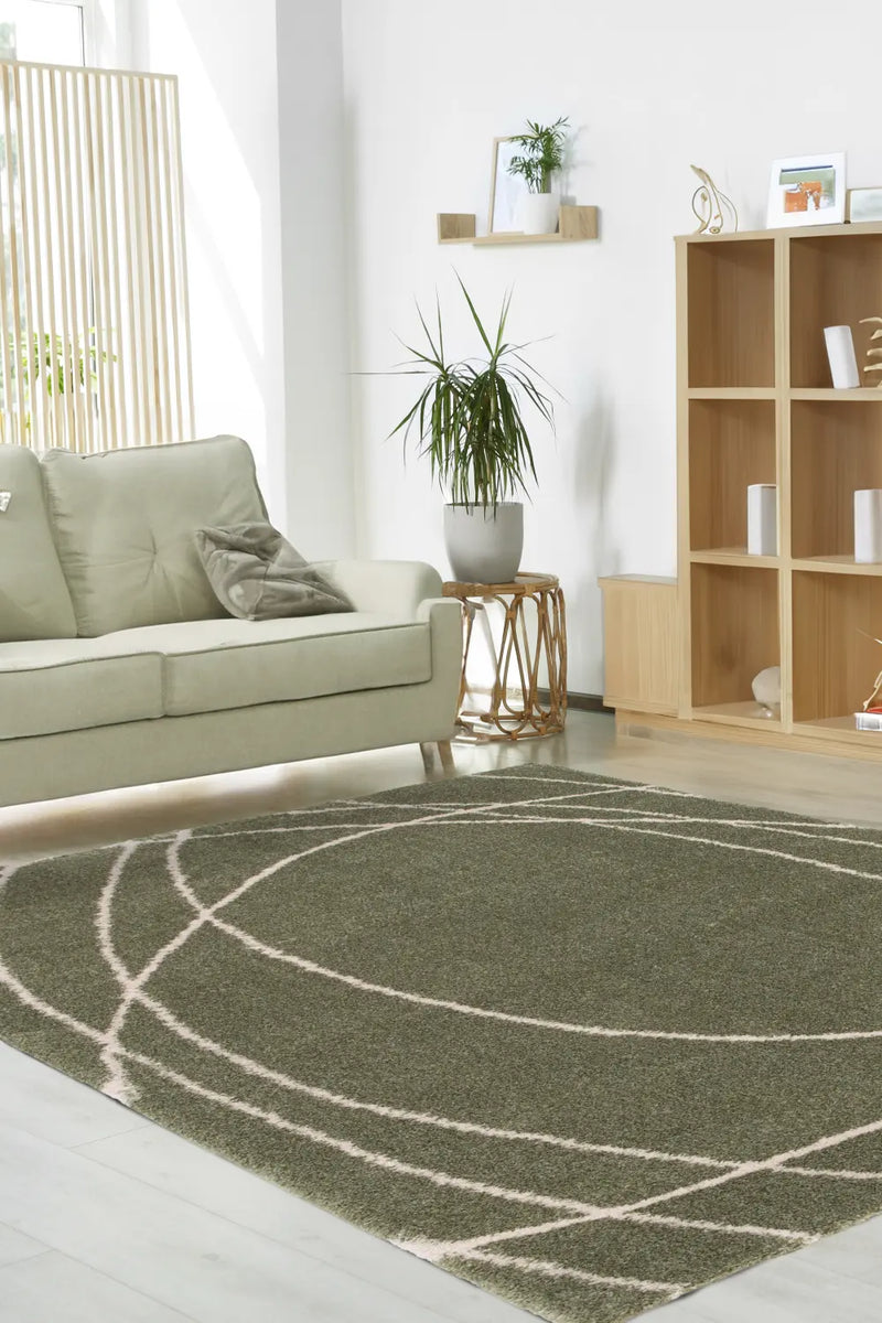 HALO Squiggle Sage Green Rug — RugsDirect Online