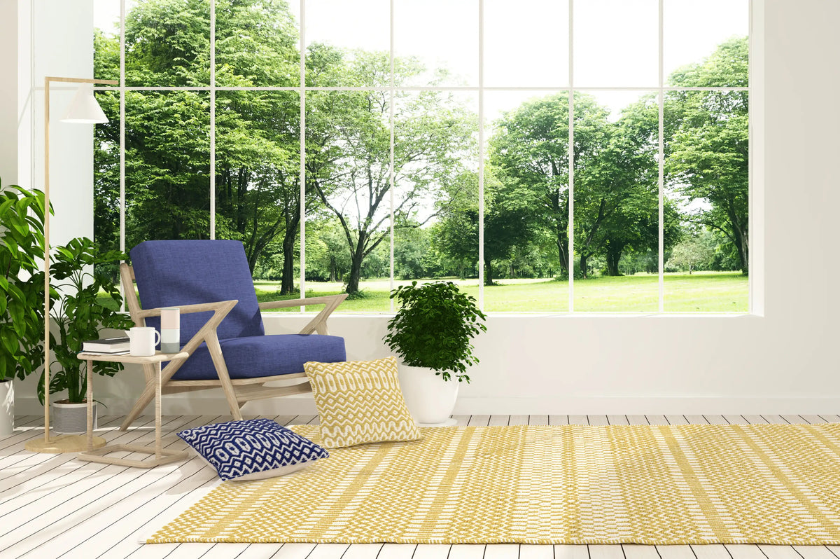 Halsey Mustard Rugs - Buy Mustard Rugs Online from Rugs Direct ...