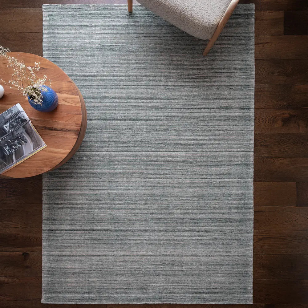 Hazy Sea Blue Blue Rug — RugsDirect Online