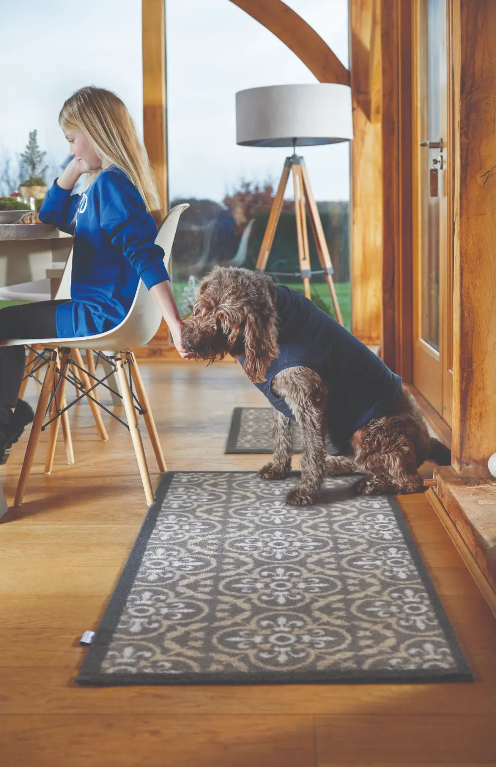 Patterned Hug Rug Home 40 Runner Multicoloured Rug — RugsDirect Online