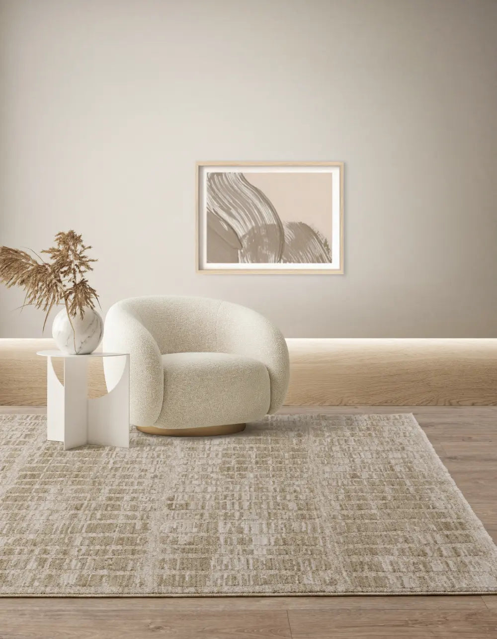 Laurent LA07 Beige/Natural Beige Rug — RugsDirect Online