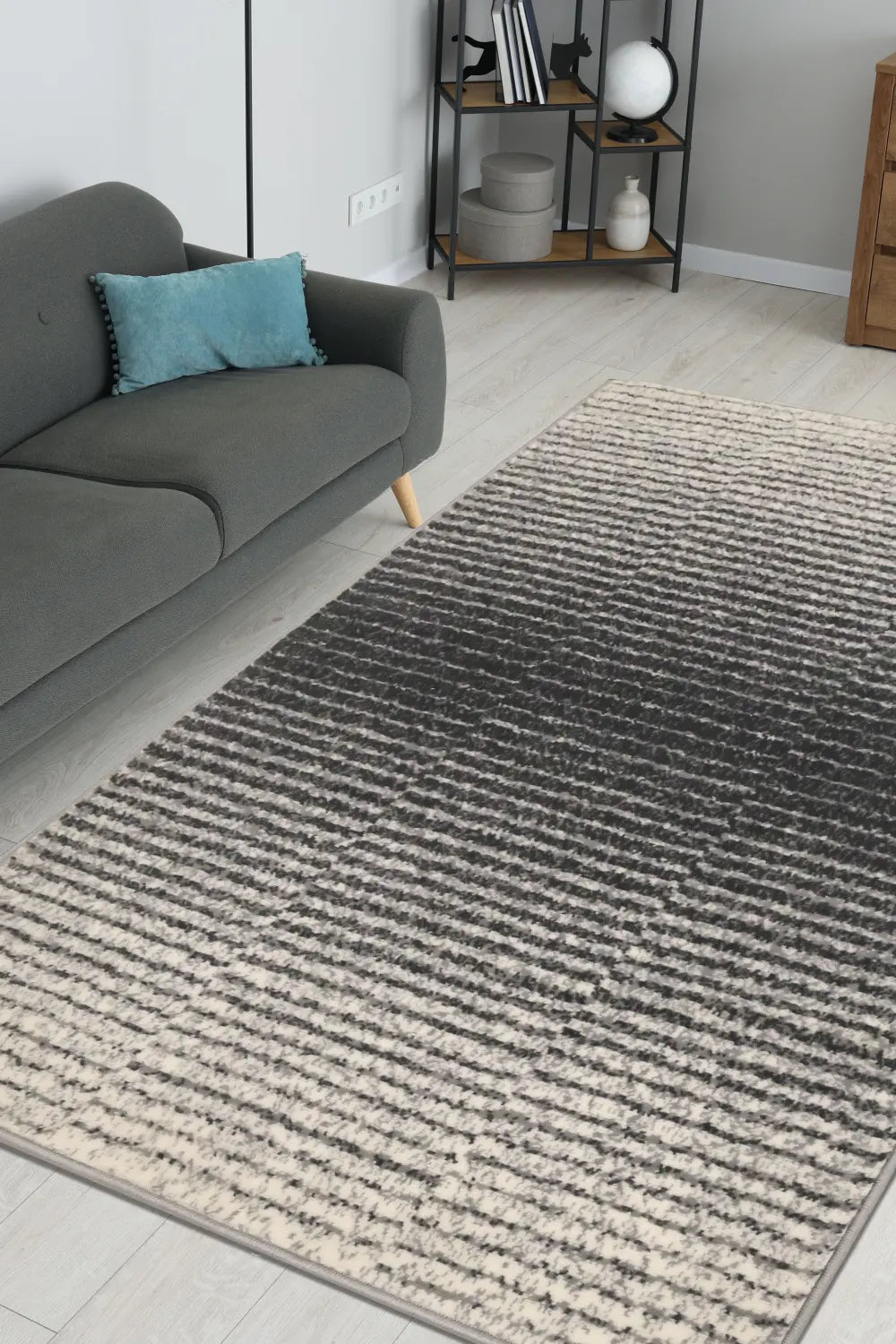 MAESTRO OMBRE LINES Grey Rug — RugsDirect Online
