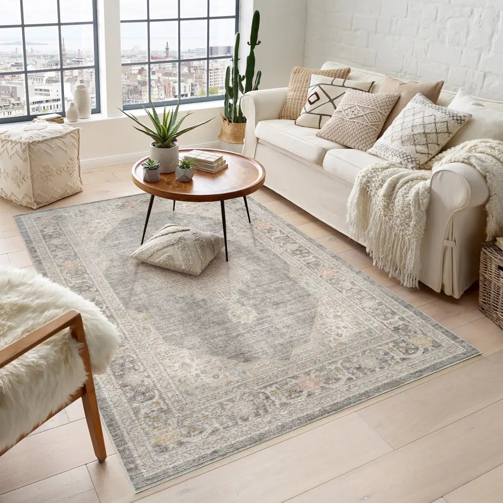 MAIA MAI10 GREY Grey Rug — RugsDirect Online