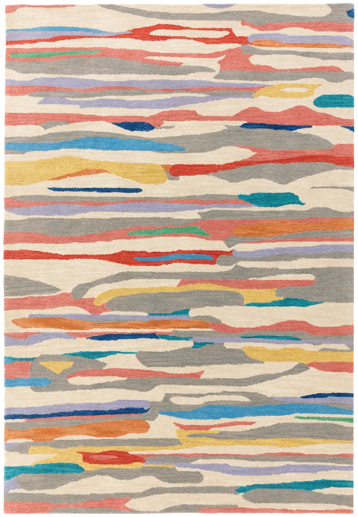 Code -Matrix MAX72 Ping Multi Multicoloured Rug — RugsDirect Online