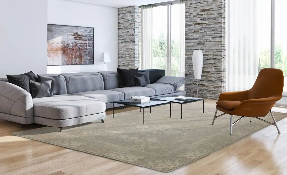 Natural Wool Brooks Grey Rugs - Buy Brooks Grey Rugs Online from Rugs ...