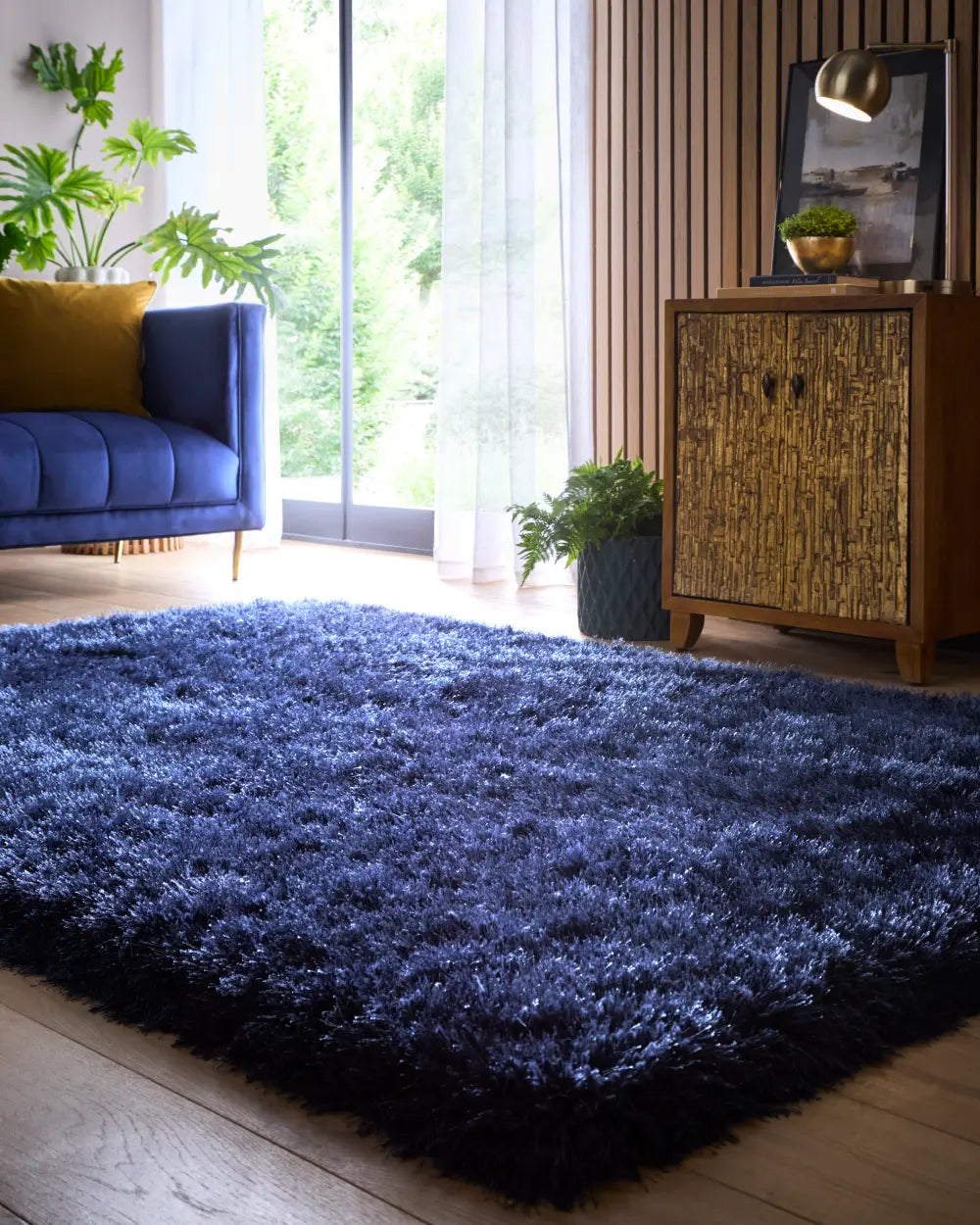 Extravagance Navy Rugs - Buy Navy Rugs Online from Rugs Direct ...