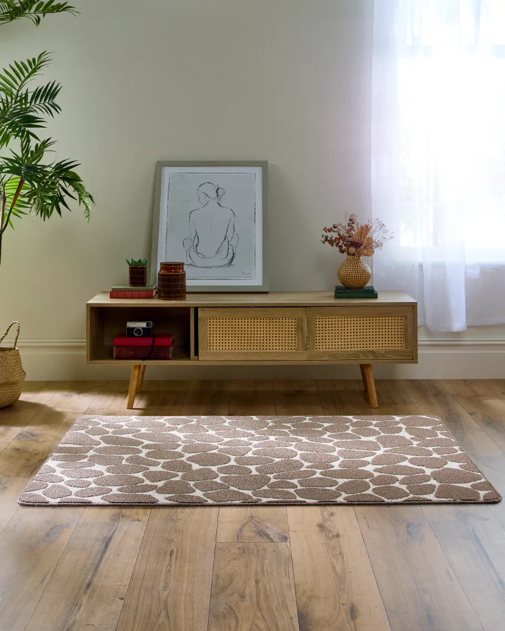 My Sculptured Patterned Pebble Beige Rug — RugsDirect Online