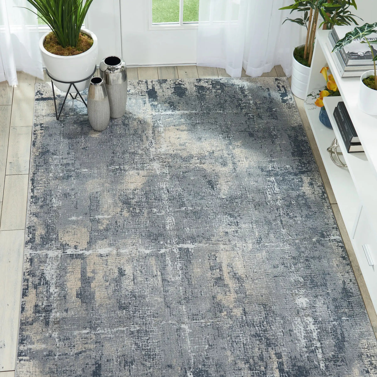 Rustic Textures RUS06 Grey Beige Rugs - Buy RUS06 Grey Beige Rugs ...