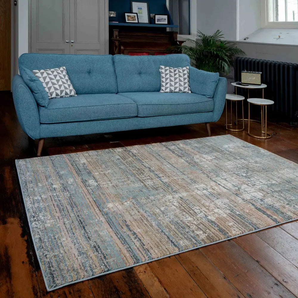 Riviera Scatter Blue Blue Rug — RugsDirect Online