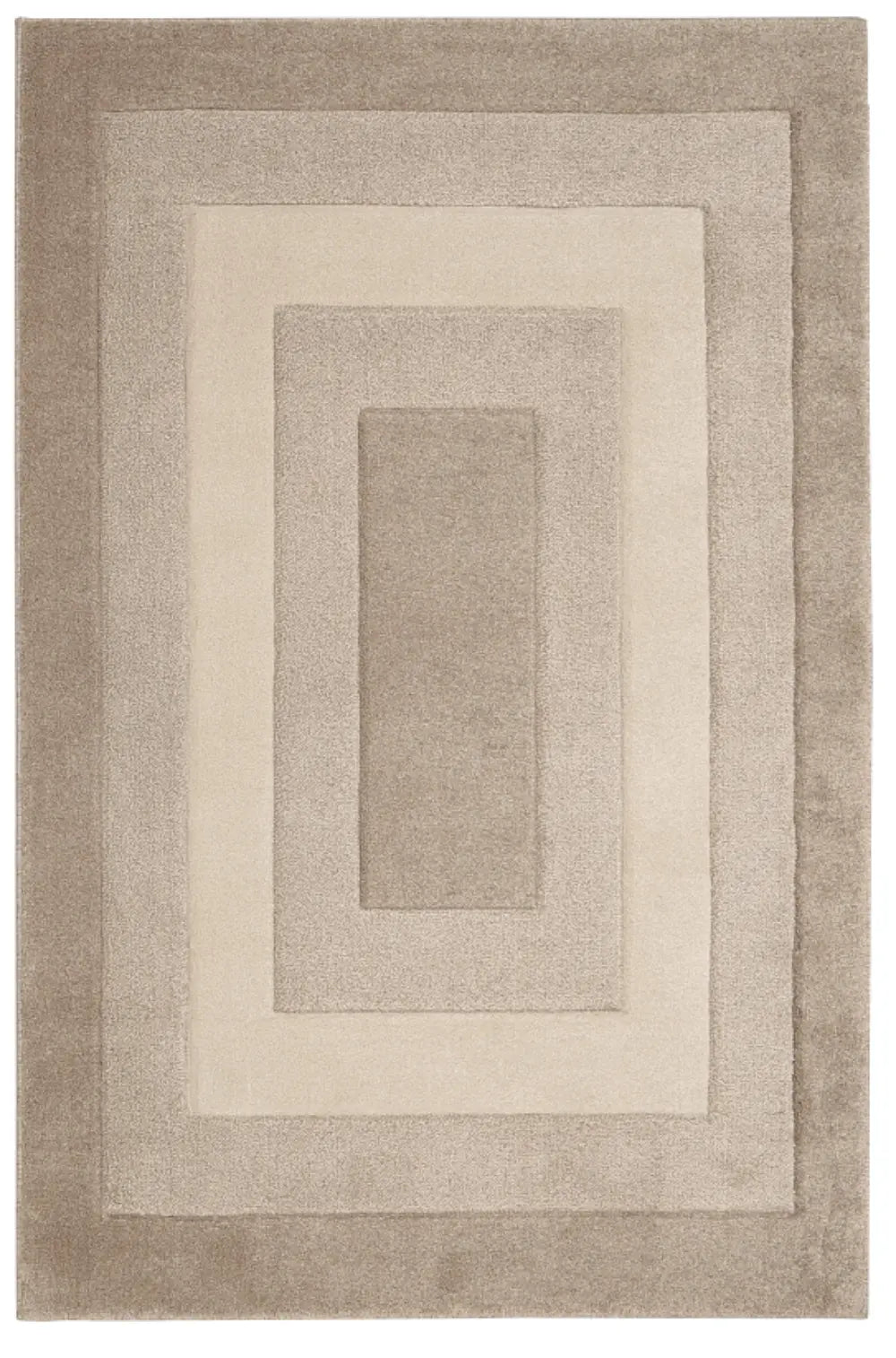 SARA BORDER LATTE Beige Rug — RugsDirect Online