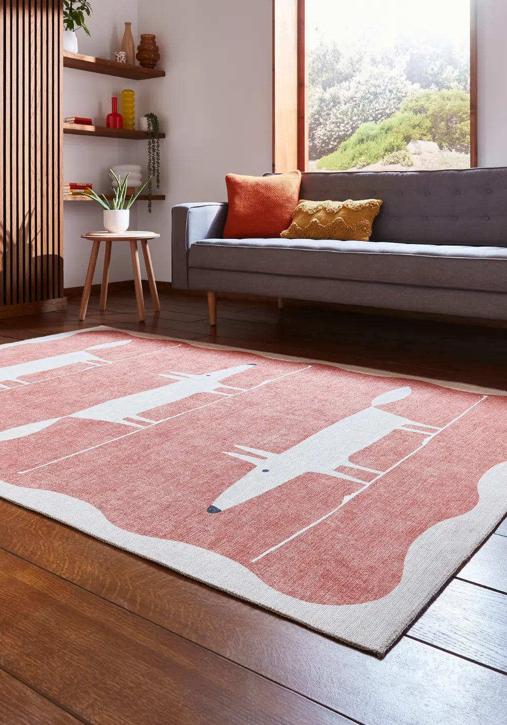 Scion Mr Fox Beige/Terra Washable Beige Rug — RugsDirect Online