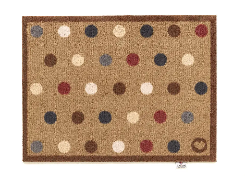 Patterned Hug Rug Spot 10 Multicoloured Rug — RugsDirect Online