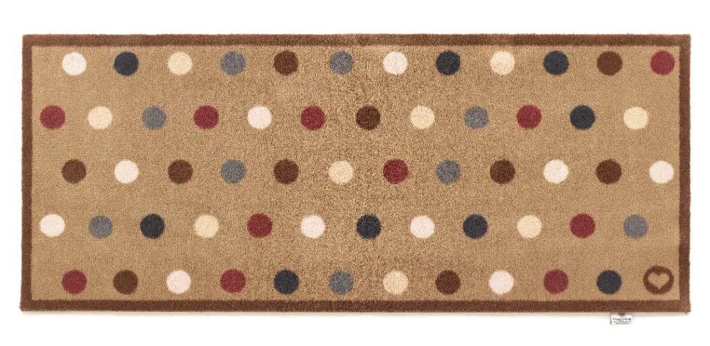 Patterned Hug Rug Spot 10 Runner Multicoloured Rug — RugsDirect Online