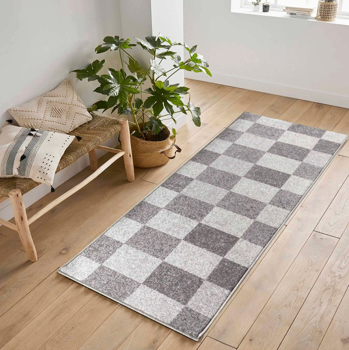 Gel-Back Square Grey Rugs - Buy Square Grey Rugs Online from Rugs ...