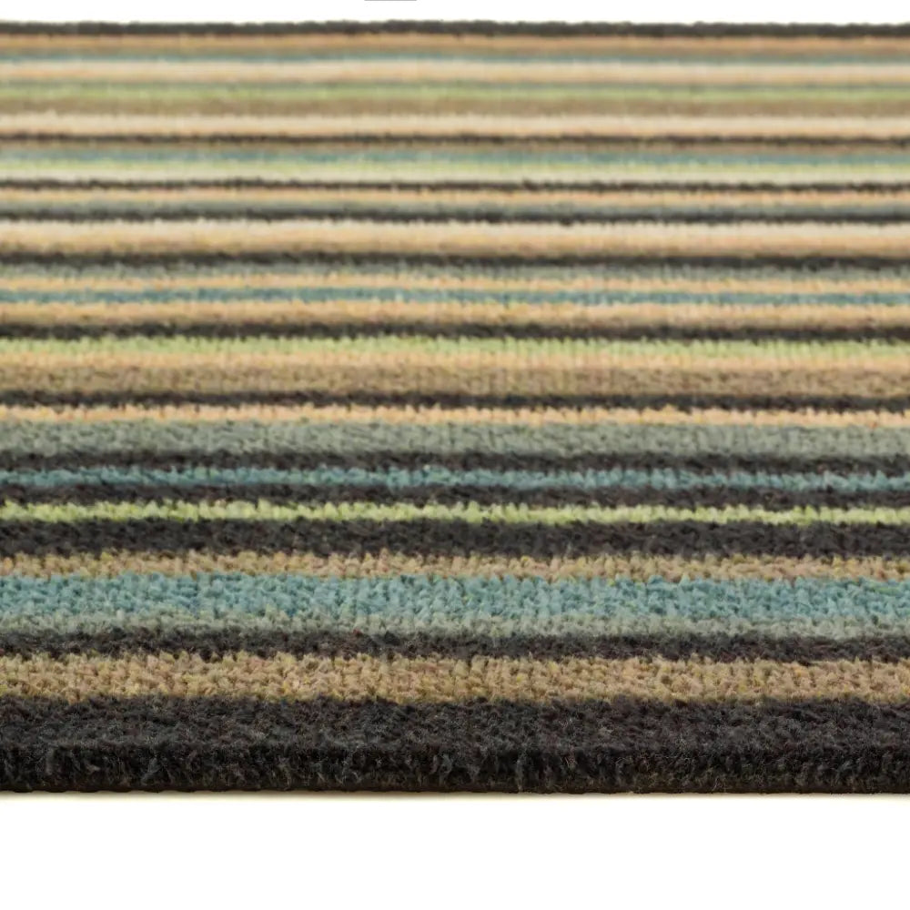 Patterned Hug Rug Stripe 84 Runner Multicoloured Rug — RugsDirect Online