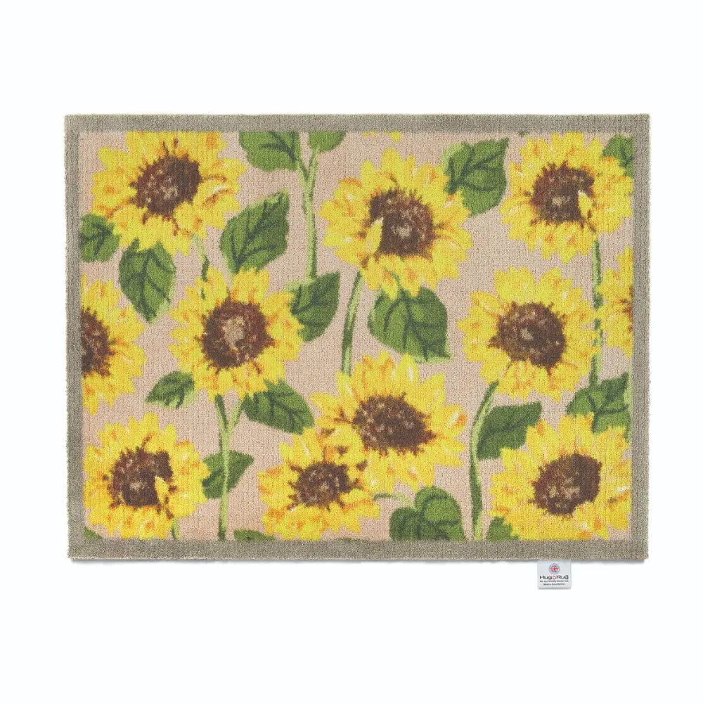 Patterned Hug Rug Sunflower 1 Multicoloured Rug — RugsDirect Online