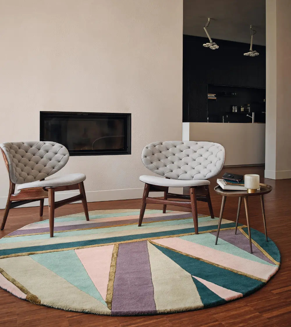 Sahara TB -Pink Multicoloured Rug — RugsDirect Online