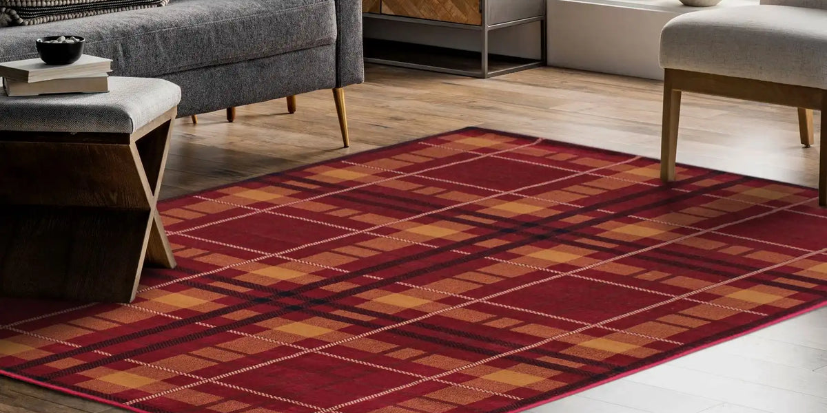 Tartan Red Rugs - Buy Red Rugs Online from Rugs Direct — RugsDirect Online