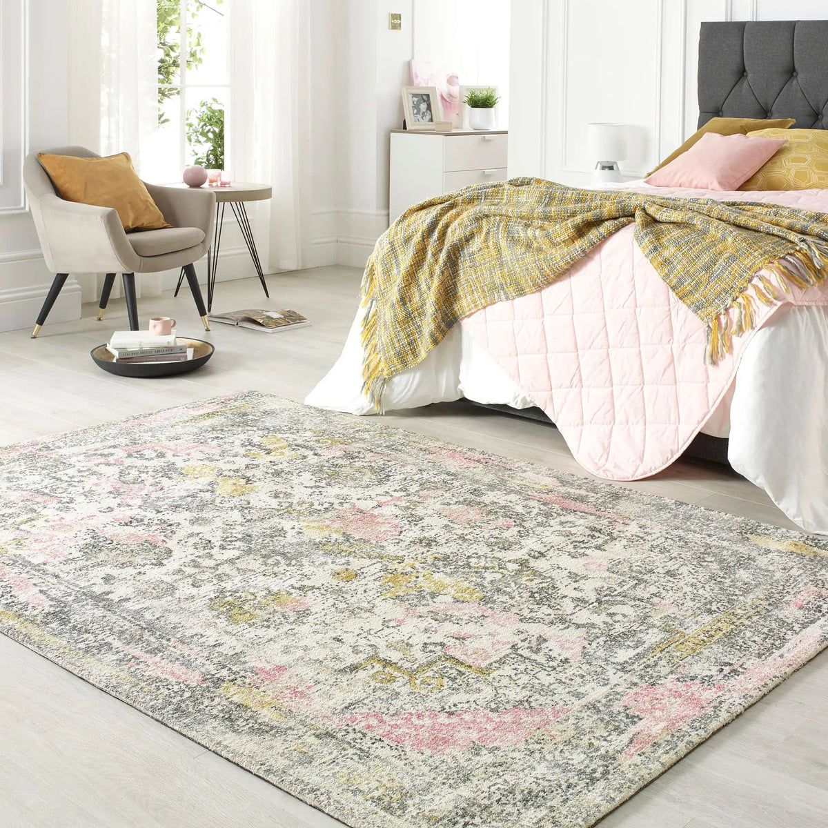 Vogue Pink Ochre Rugs - Buy Pink Ochre Rugs Online from Rugs Direct ...
