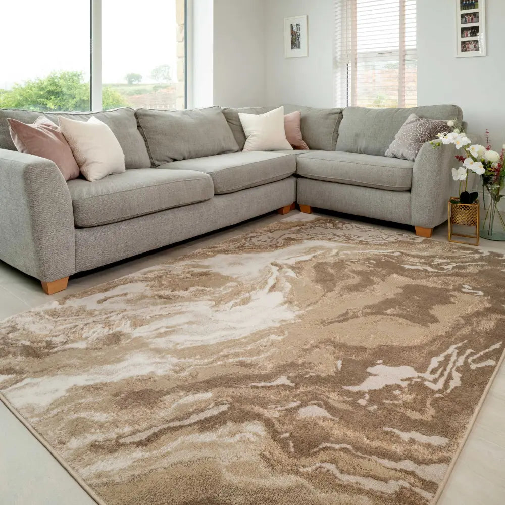 Voyage Matki Beige Beige Rug — RugsDirect Online