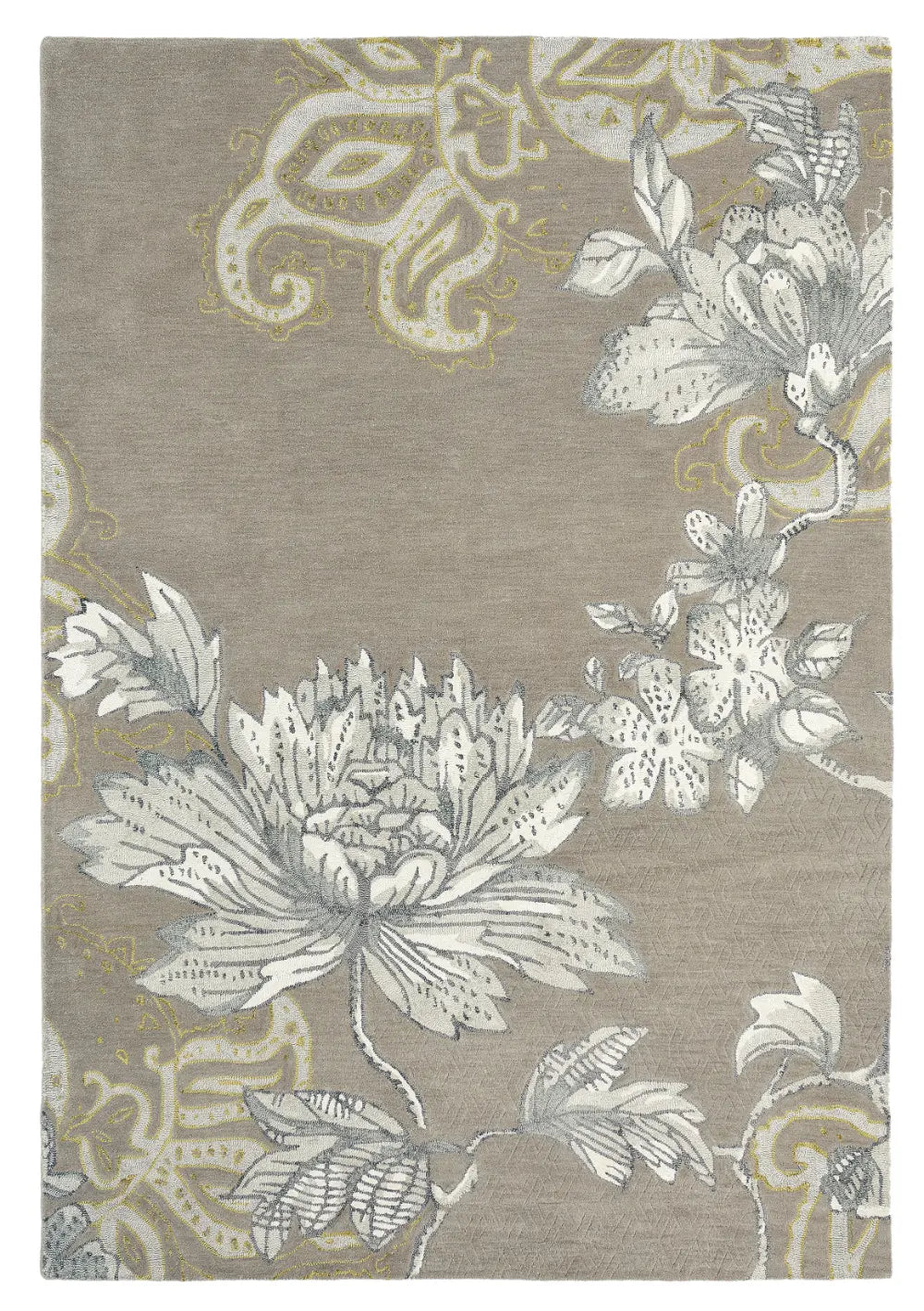 Fabled Floral WW Fable-Flower-Grey Multicoloured Rug — RugsDirect Online