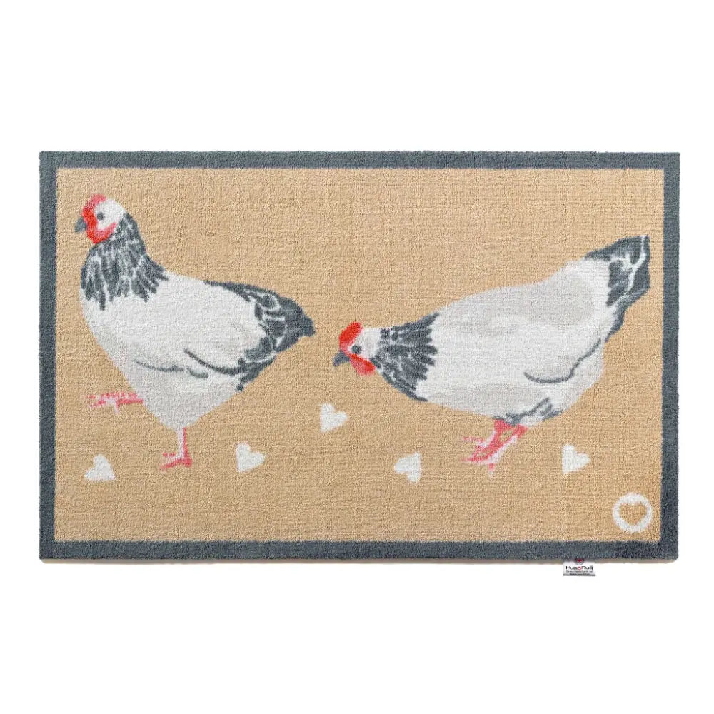 Patterned Hug Rug Chicken 1 Multicoloured Rug — RugsDirect Online