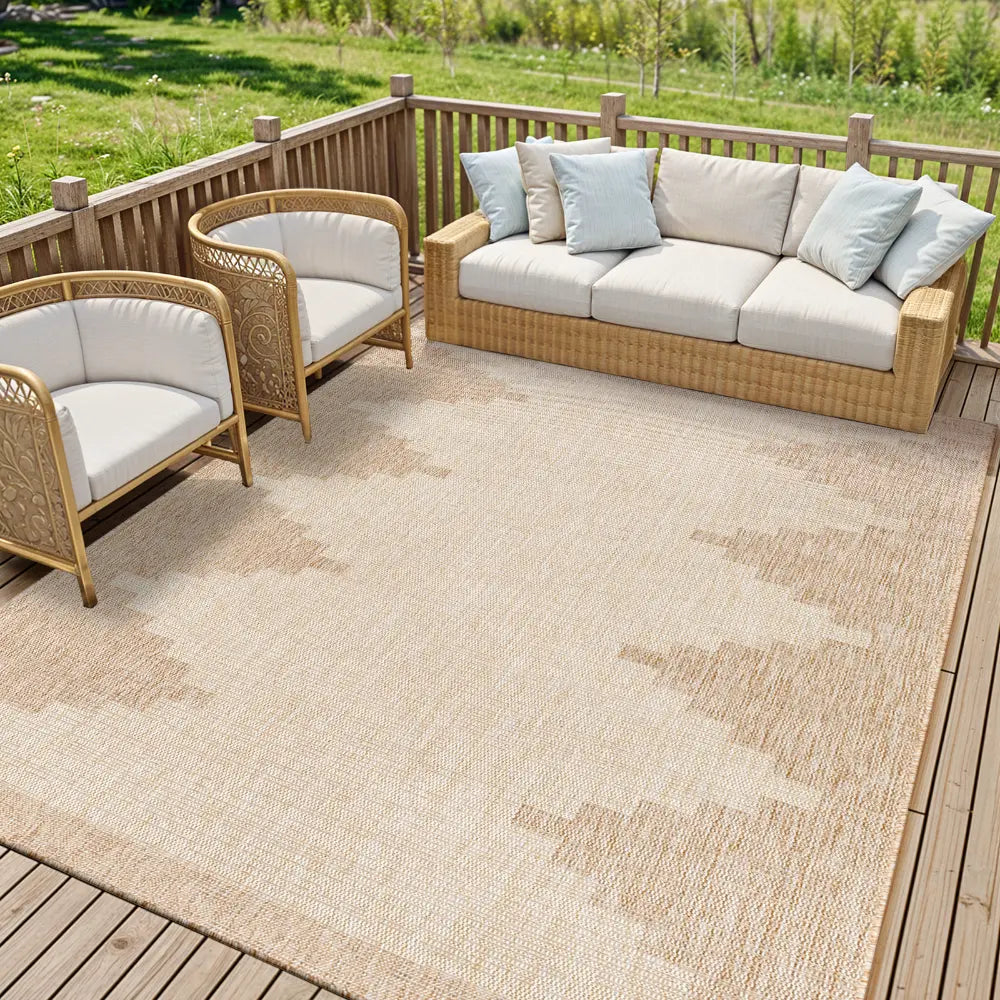 RUBAL In- & Outdoor Global Beige Rug Beige Rug — RugsDirect Online