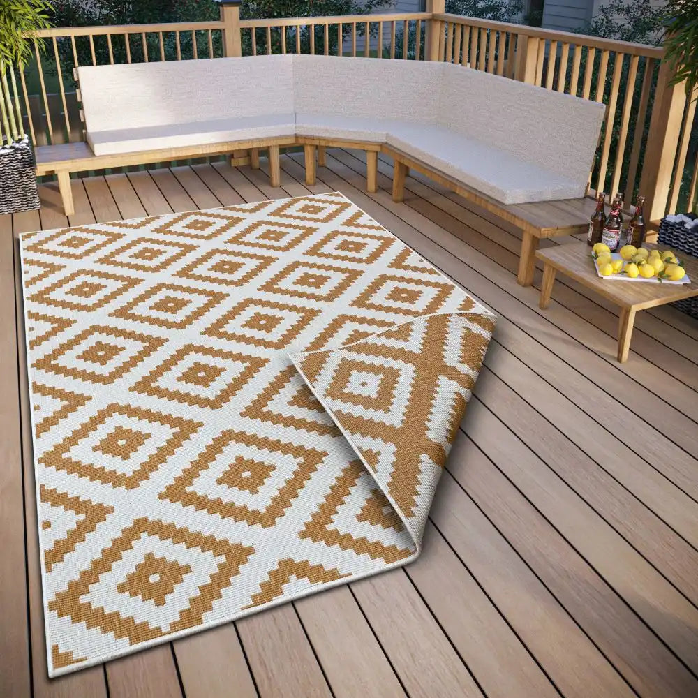 Twin 105794 Ochre Yellow, Ivory Rug — RugsDirect Online