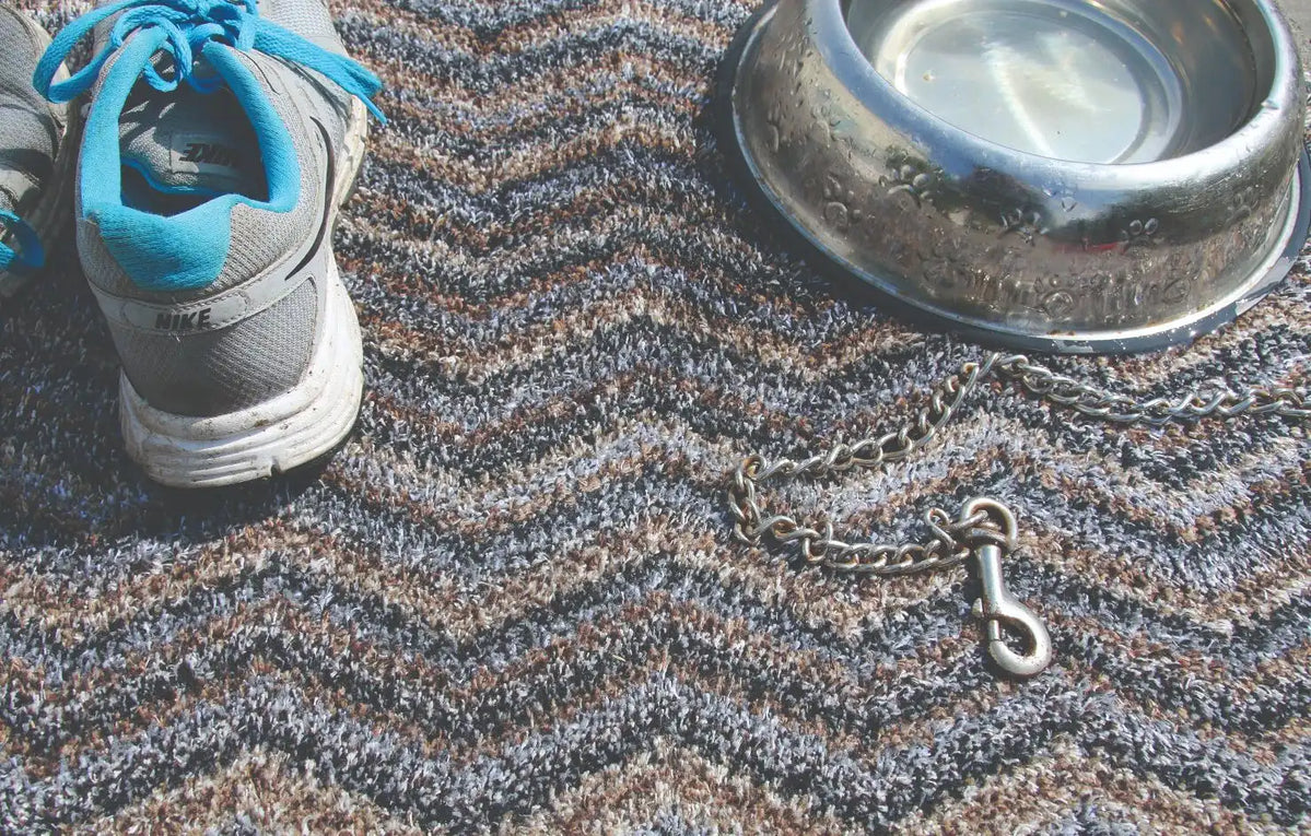 My Mat Cotton Candy Rock Zig Zag Multicoloured Rug — RugsDirect Online