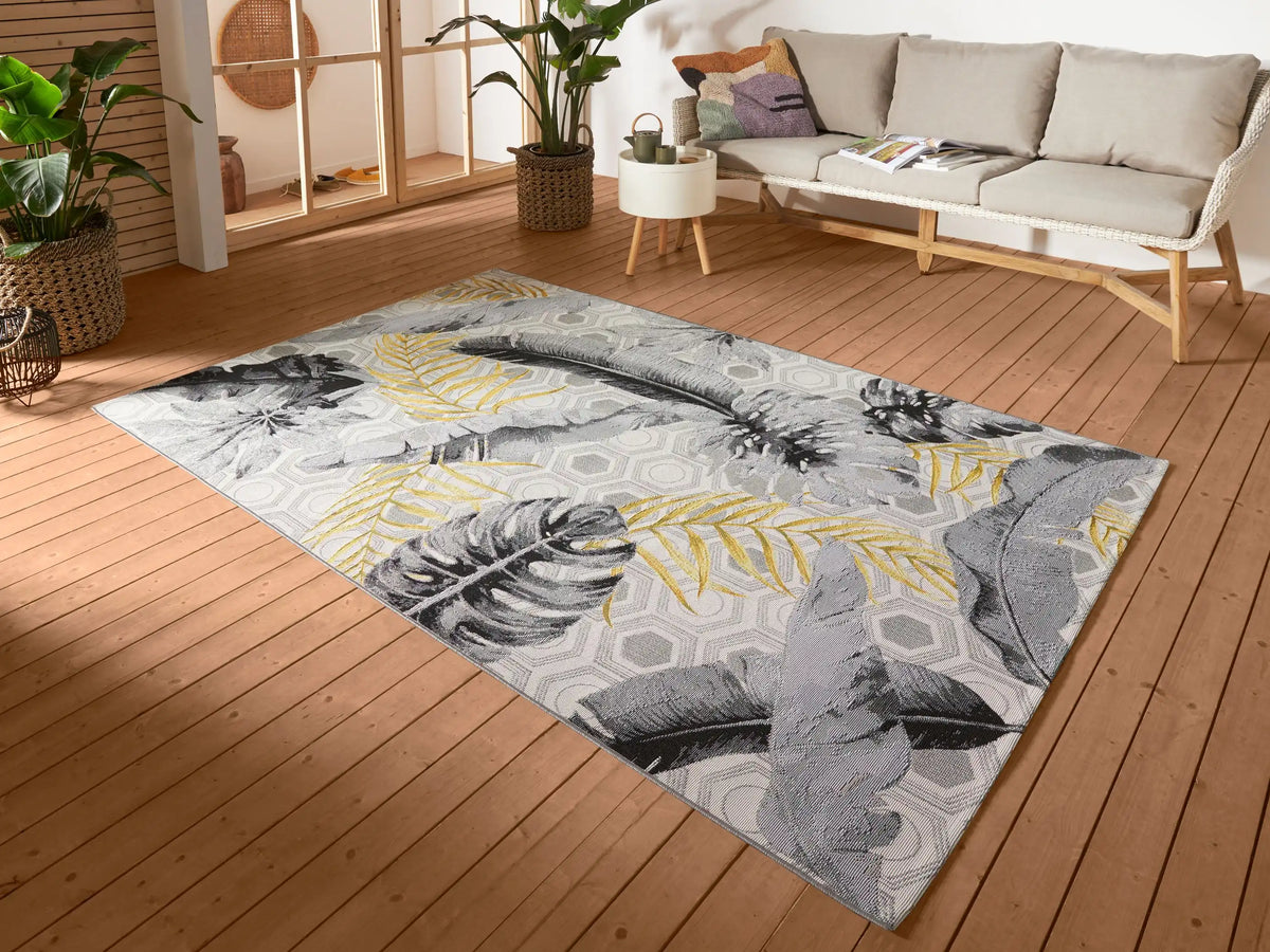 Flair Gold Leaves Rugs - Buy Gold Leaves Rugs Online from Rugs Direct ...