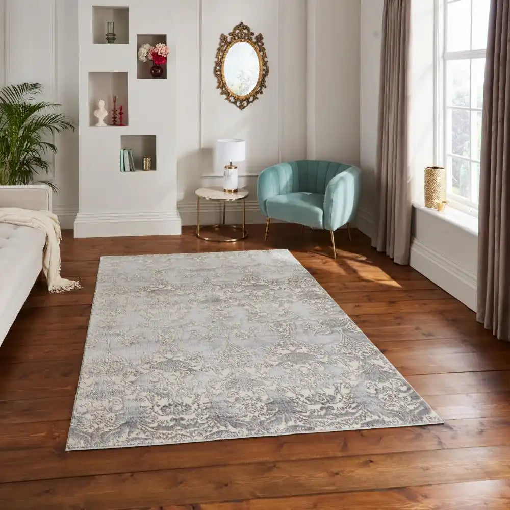 Laurence Llewelyn-Bowen Imperial Grey Rugs - Buy Imperial Grey Rugs ...