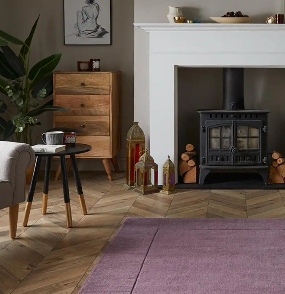 Mayfair Esme Mauve Rugs - Buy Mauve Rugs Online from Rugs Direct ...