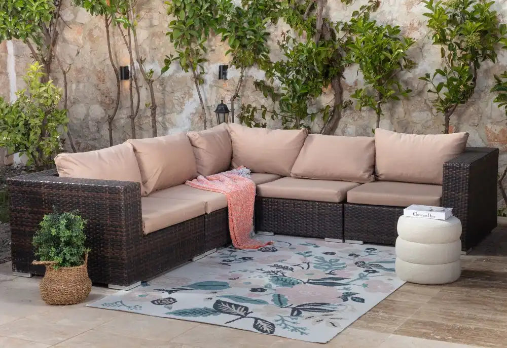 BBD PALOMA 2312 Mauve Blue, Multicoloured Rug — RugsDirect Online